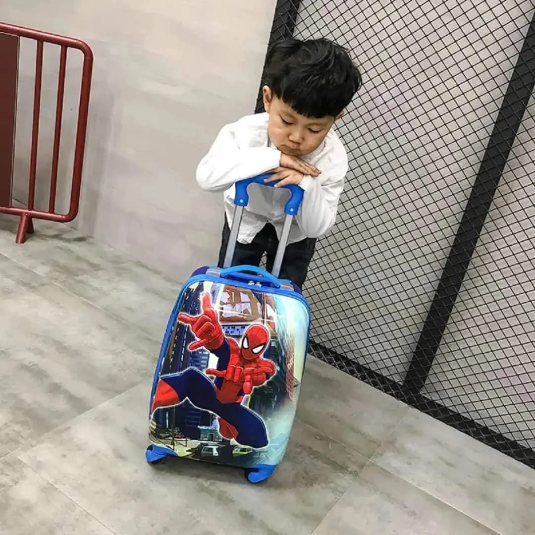 Cartoon themed kids trolley bags in Kenya